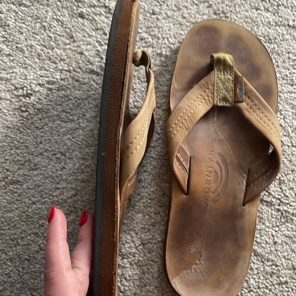 Rainbow | Shoes | Used Mens Rainbow Flip Flops Still Have A Lot Of Life ...